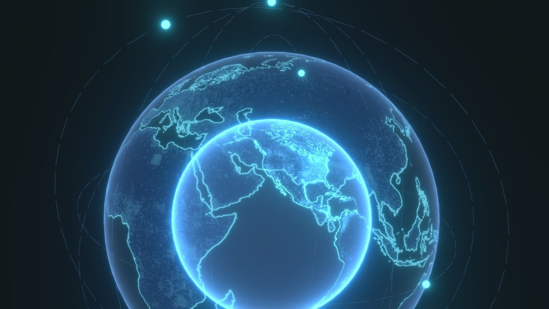 3D model Animated Hologram Planet Earth No 7 Sci-Fi 3D Model 8k ...