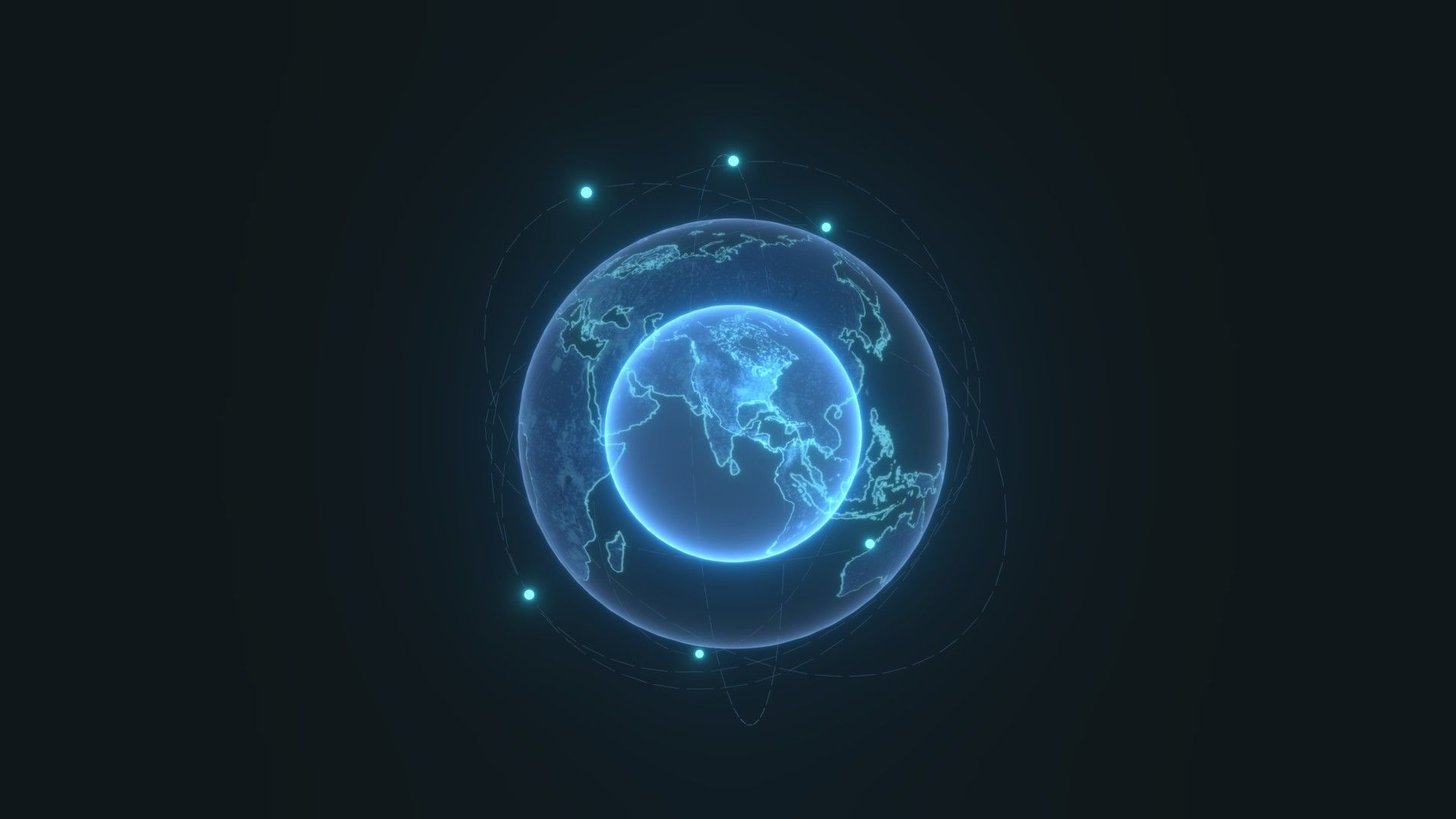 3D model Animated Hologram Planet Earth No 7 Sci-Fi 3D Model 8k ...