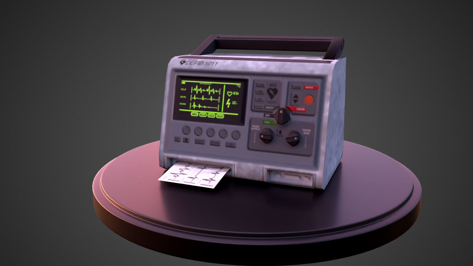 3D model Defibrillator VR / AR / low-poly | CGTrader