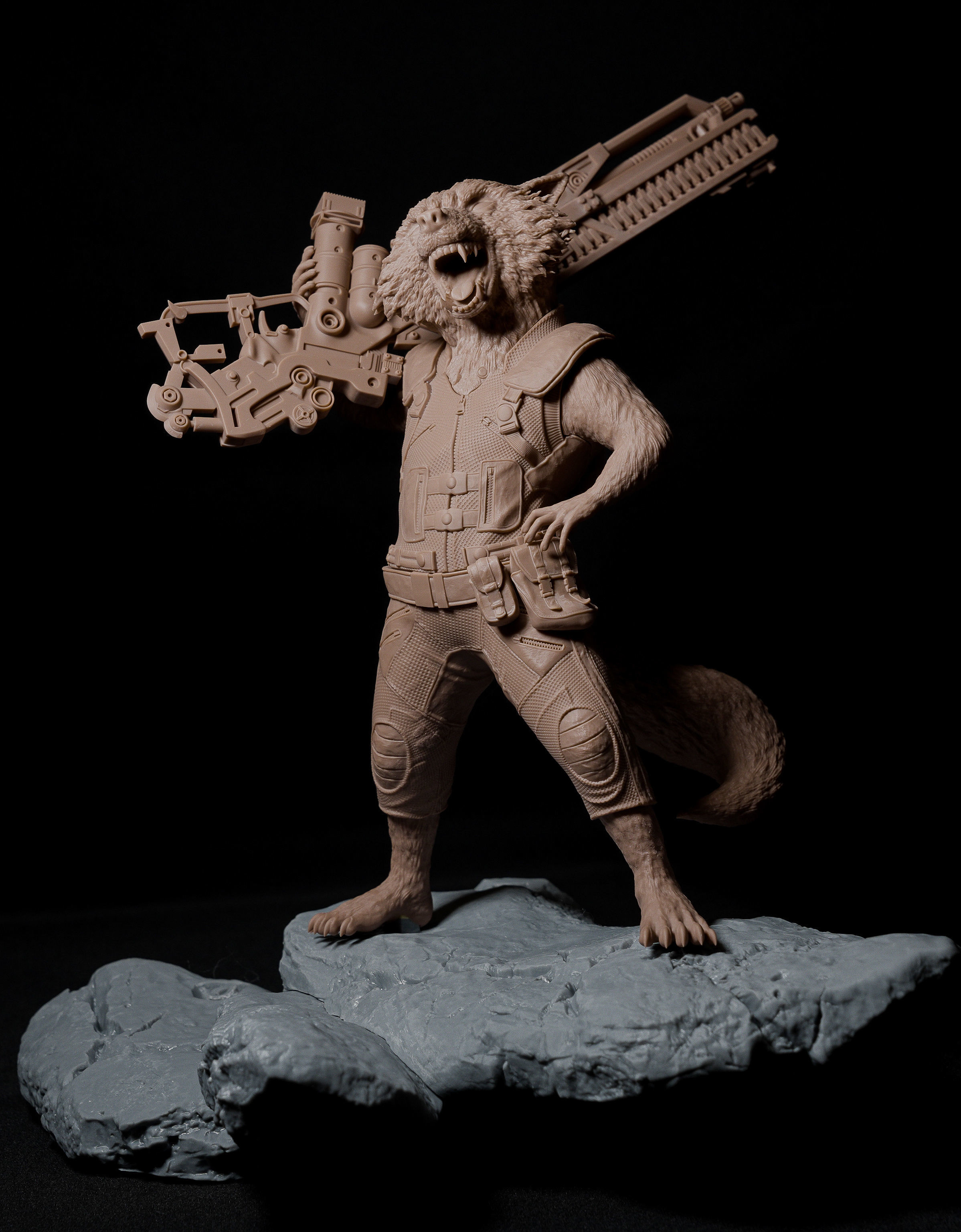 Guardians Of The Galaxy - Rocket 3D model 3D printable | CGTrader
