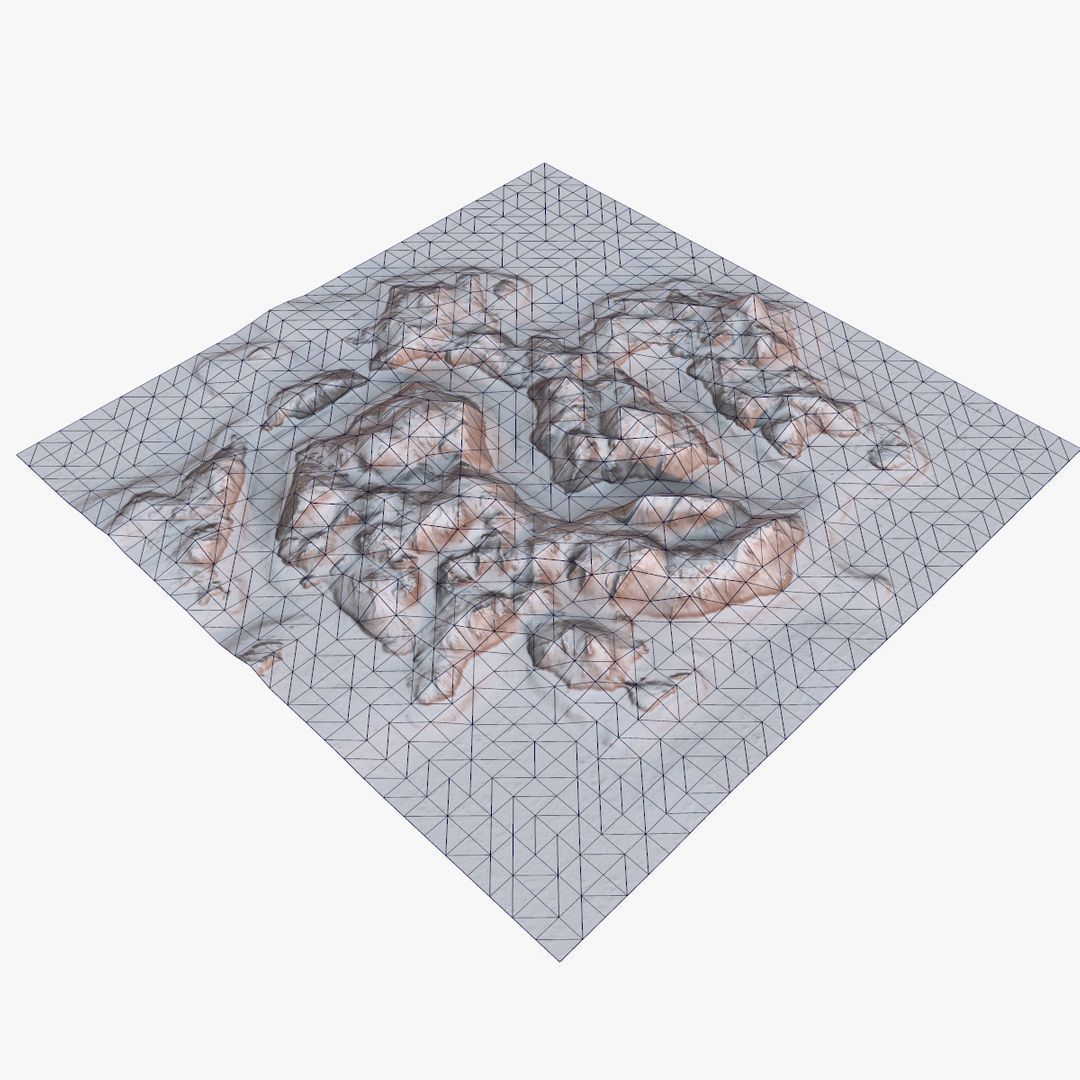 3D model Tropical Island Terrain 2 VR / AR / low-poly | CGTrader