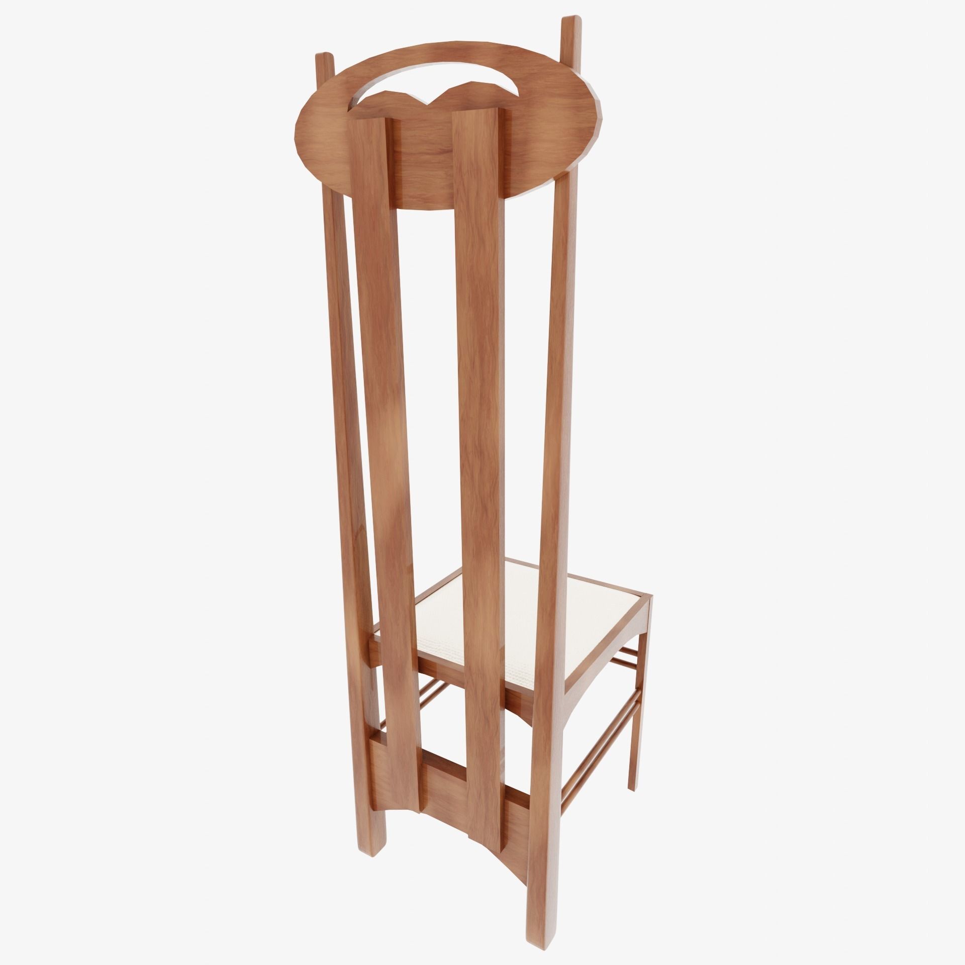 Mackintosh - Argyle High Back Chair 3D model | CGTrader