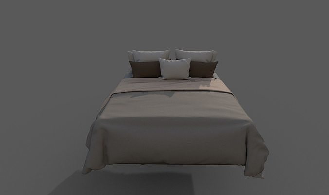 3D model Bed 3d Model With Texture VR / AR / low-poly | CGTrader