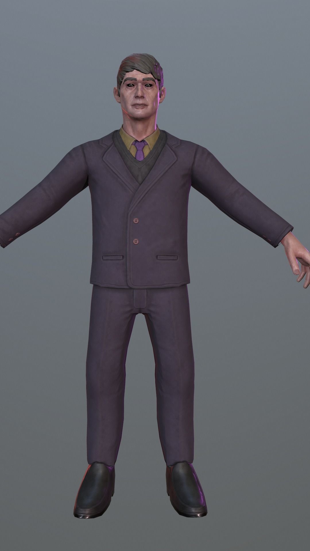 3D model Horror Man Character VR / AR / low-poly | CGTrader