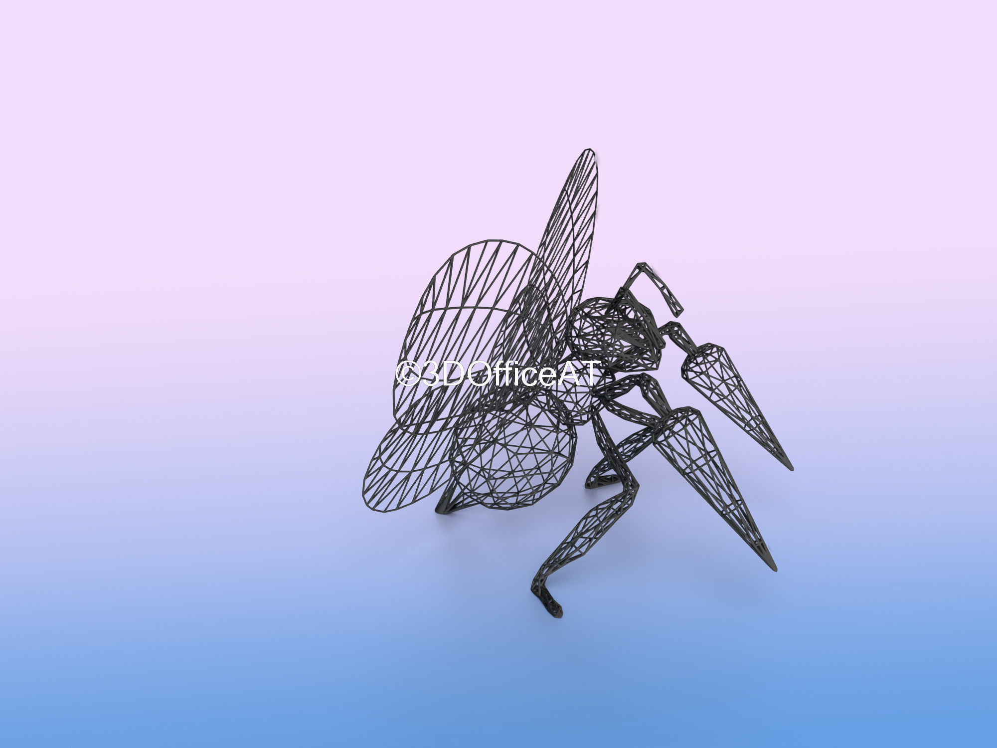 015 Beedrill Pokemon Wiremon Figure 3D model 3D printable | CGTrader