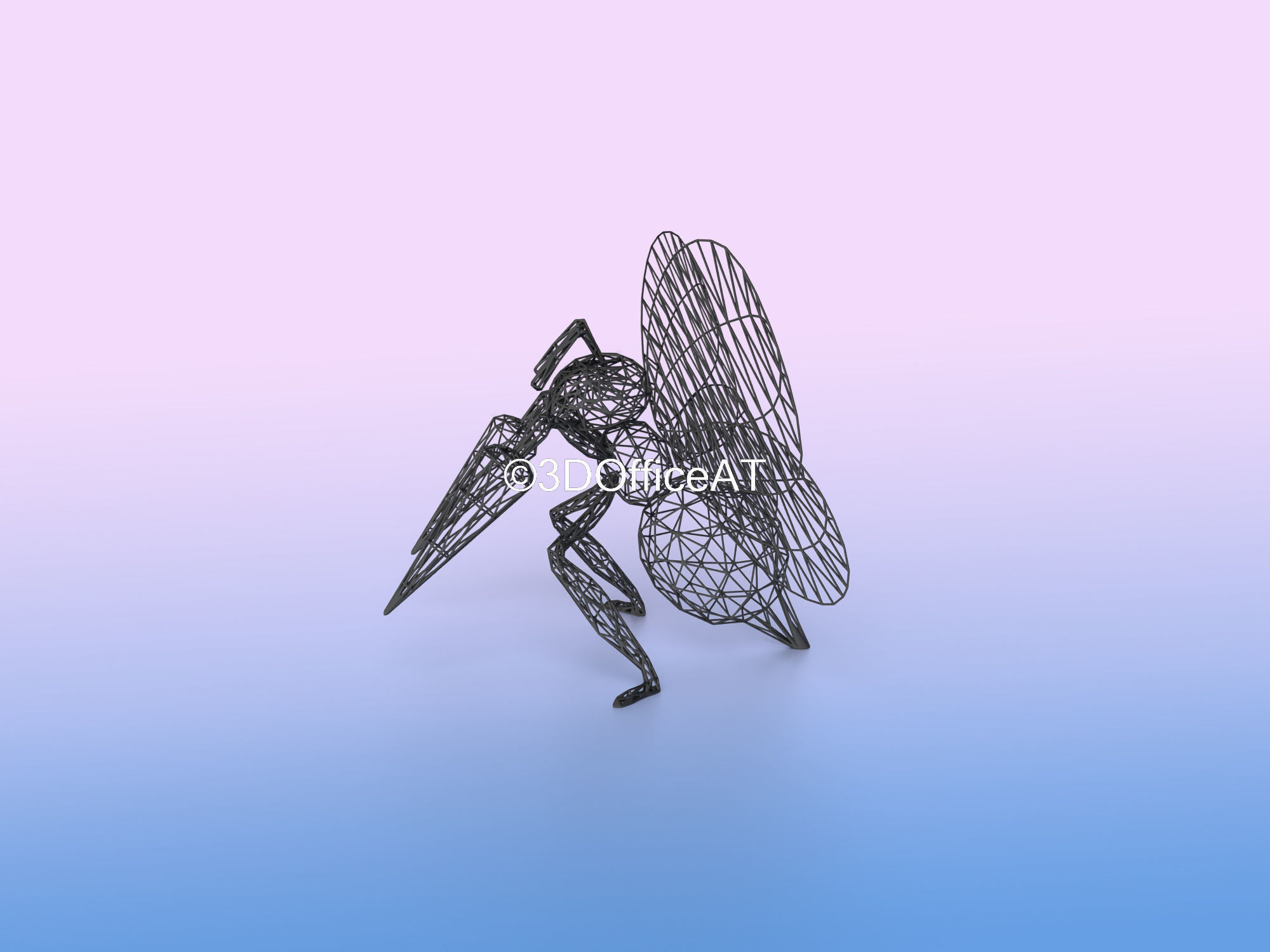015 Beedrill Pokemon Wiremon Figure 3D model 3D printable | CGTrader