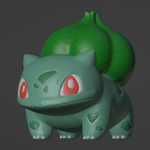 Bulbasaur free 3D model 3D printable | CGTrader
