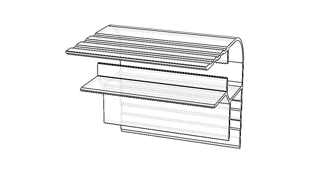 3D model Aluminum Extruded Corner Joints Pillar MOD AL-010ap VR / AR ...