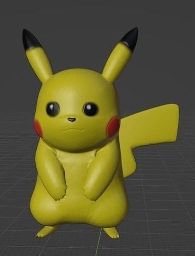Pikachu 3D model 3D printable | CGTrader
