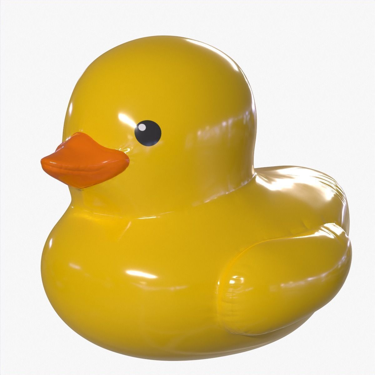 3D model YELLOW RUBBER DUCK VR / AR / low-poly | CGTrader