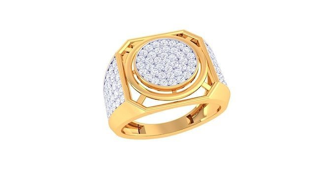 Gents ring - 50 3D model 3D printable | CGTrader