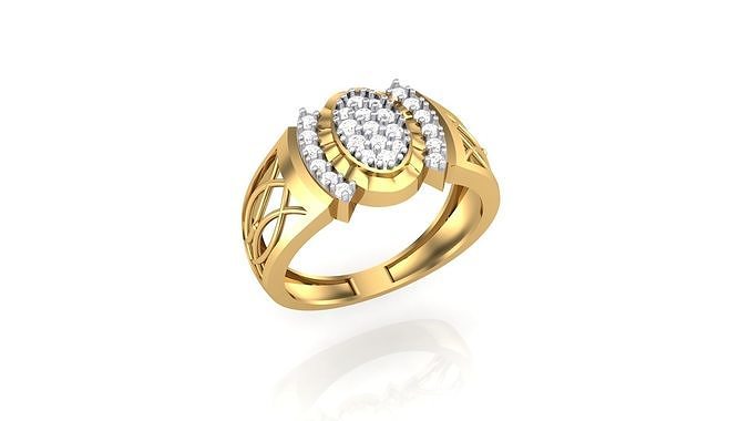 Gents ring - 17 3D model 3D printable | CGTrader