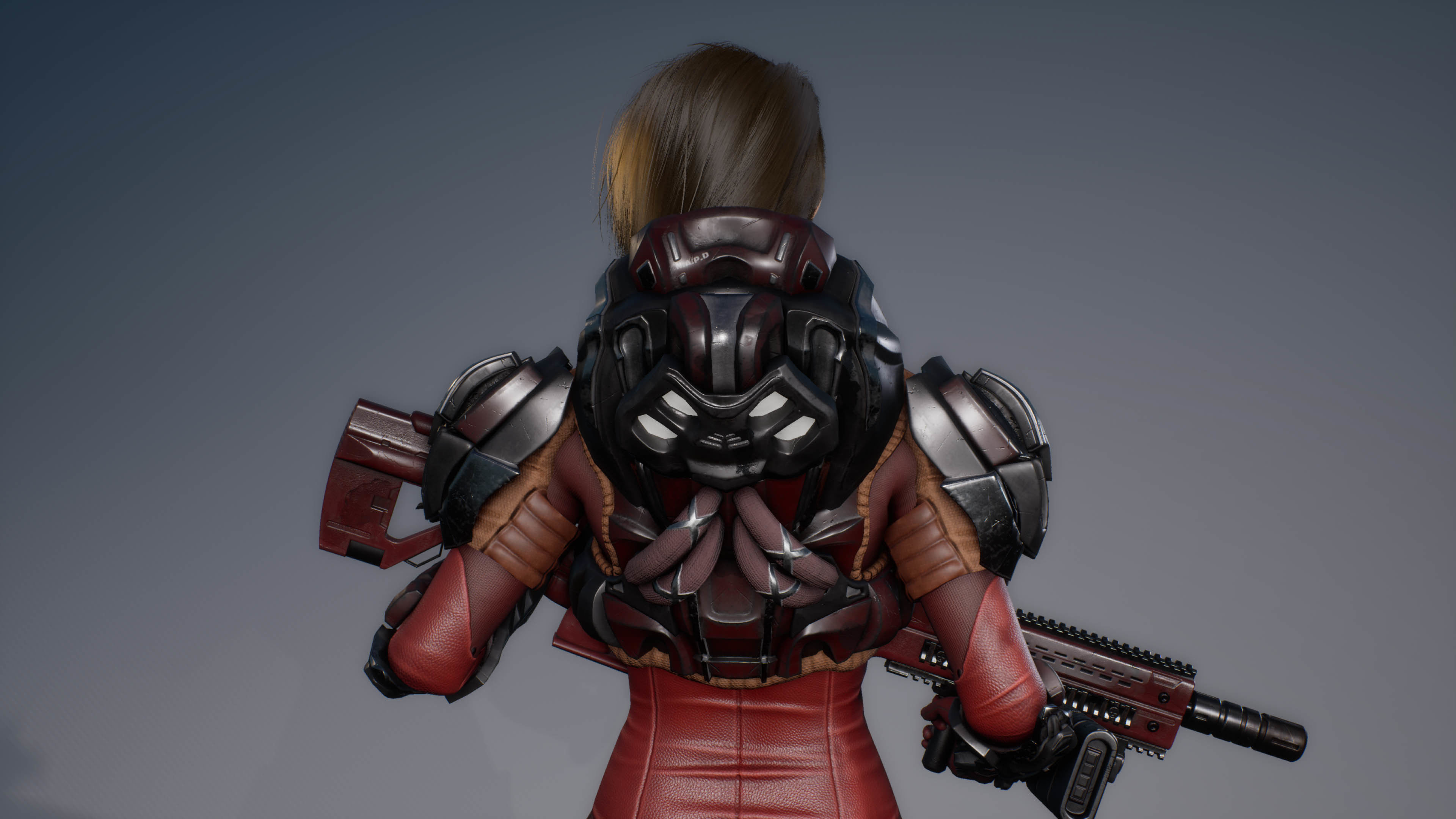 3D model SCI-FI girl Sophy VR / AR / low-poly | CGTrader