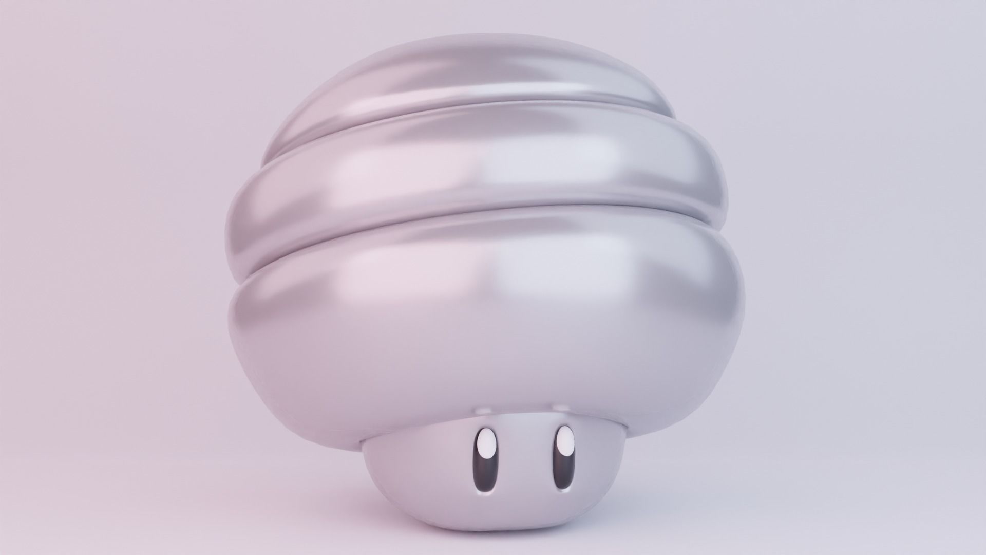 Spring Mushroom Mario 3D model | CGTrader