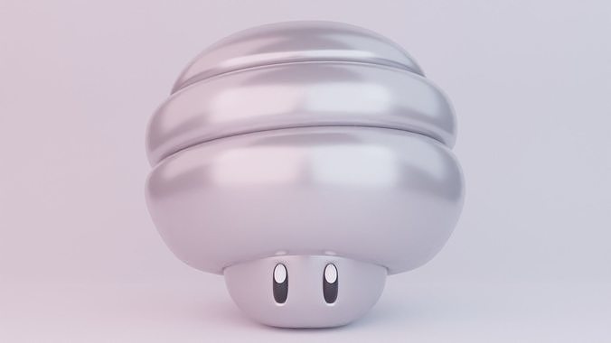 Spring Mushroom Mario 3D model | CGTrader