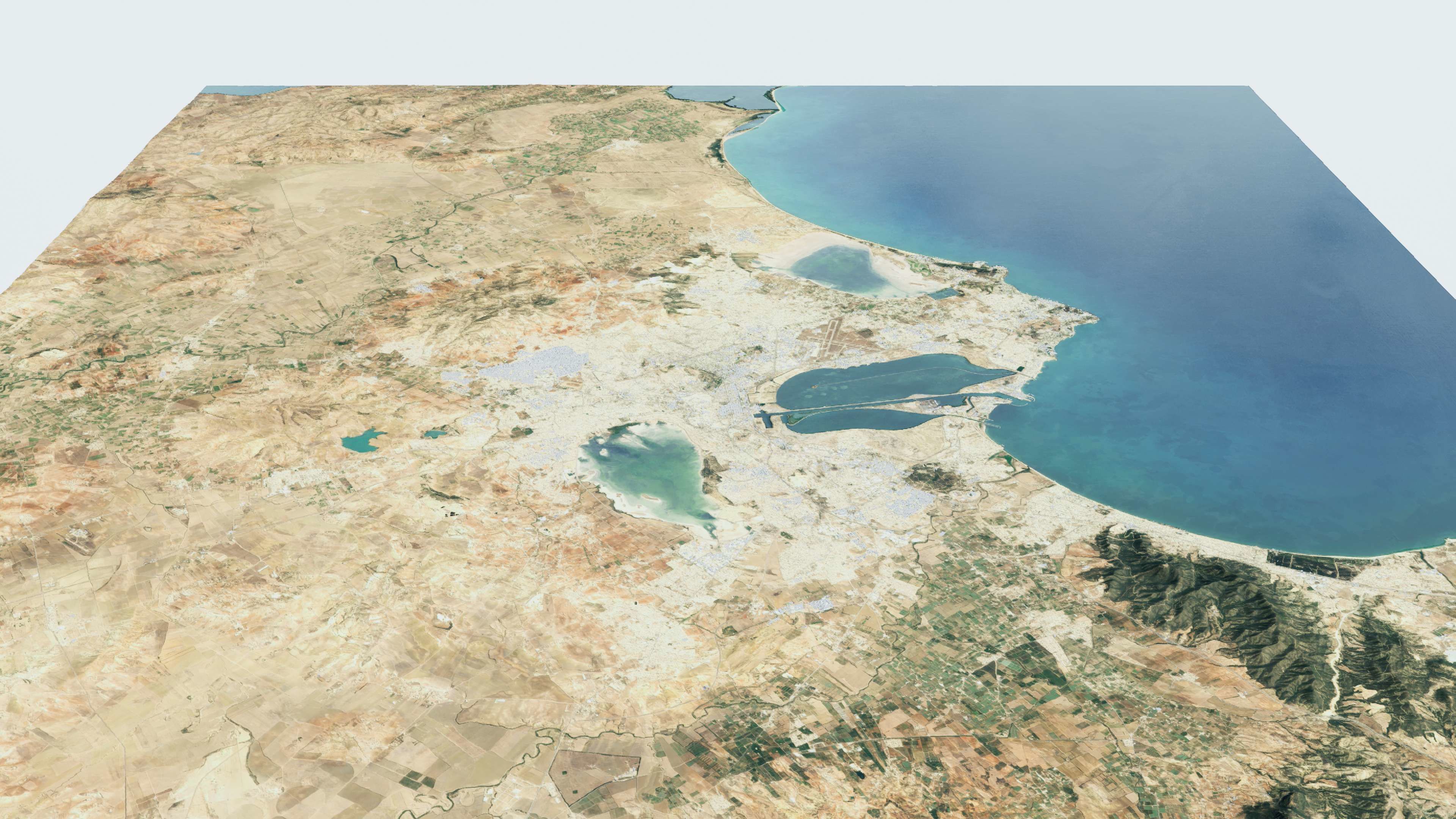 Tunis Tunisia City Landscape 3D Model 3D model | CGTrader