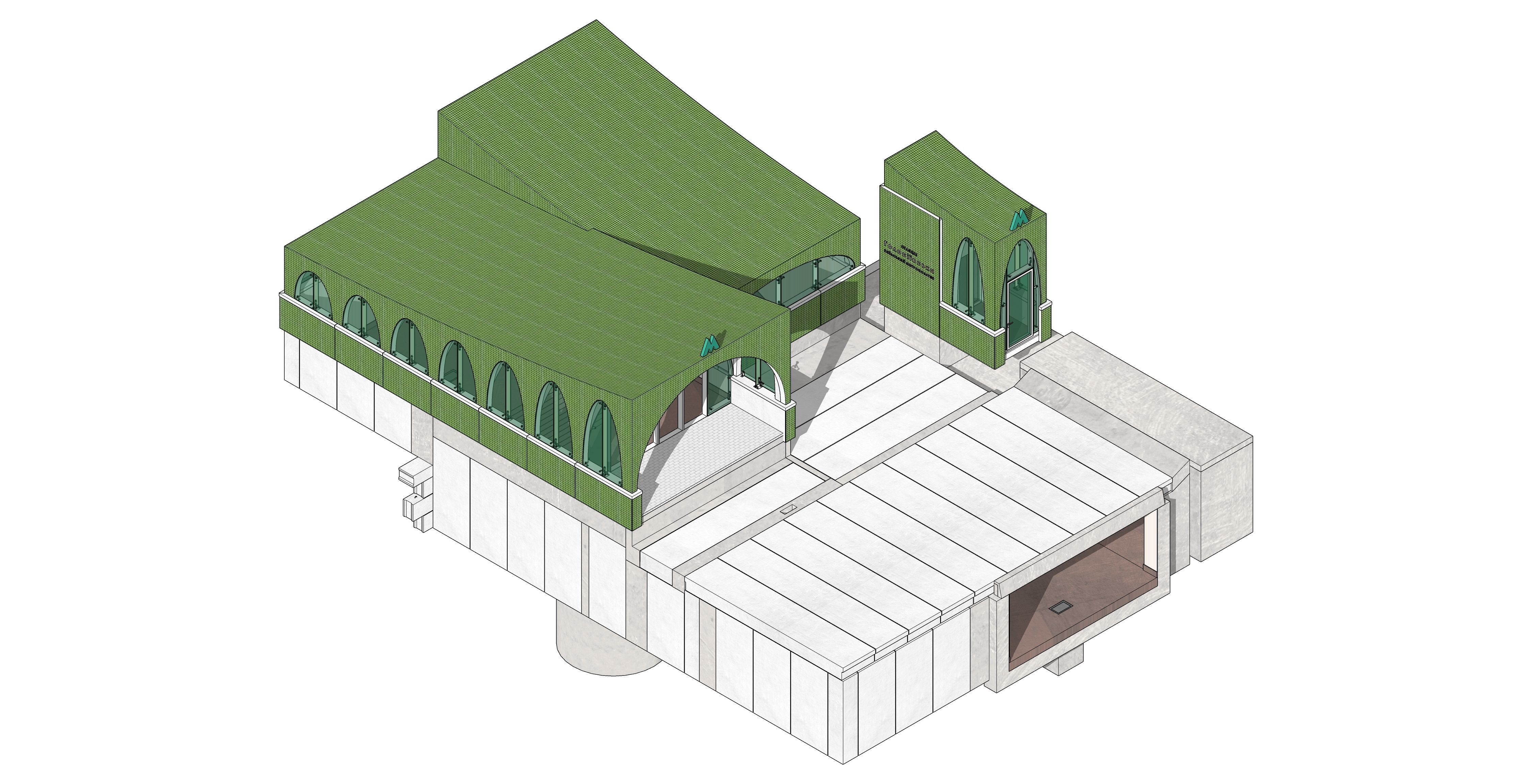 Subway Station Entrance with Elevator in Kyiv 3D model | CGTrader
