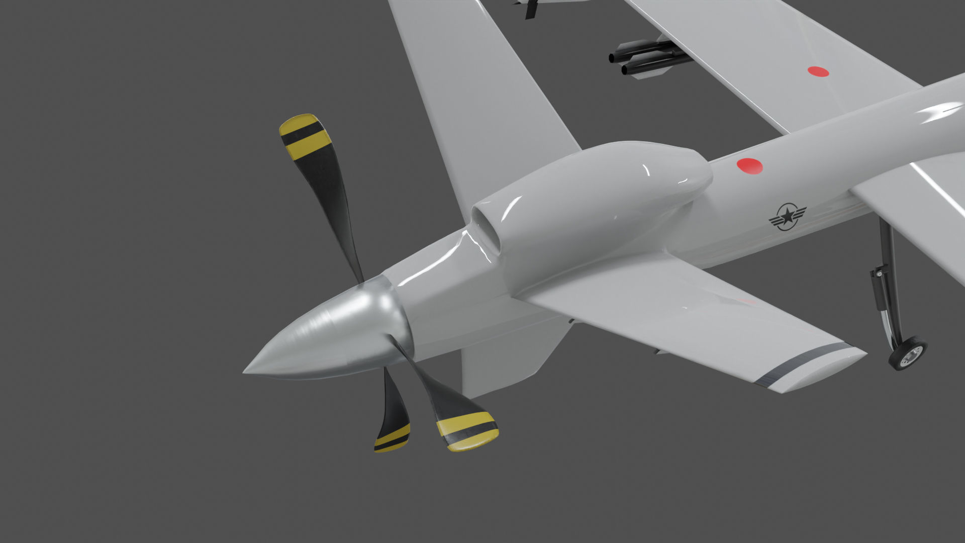 3D model mq-9 reaper Drone VR / AR / low-poly | CGTrader