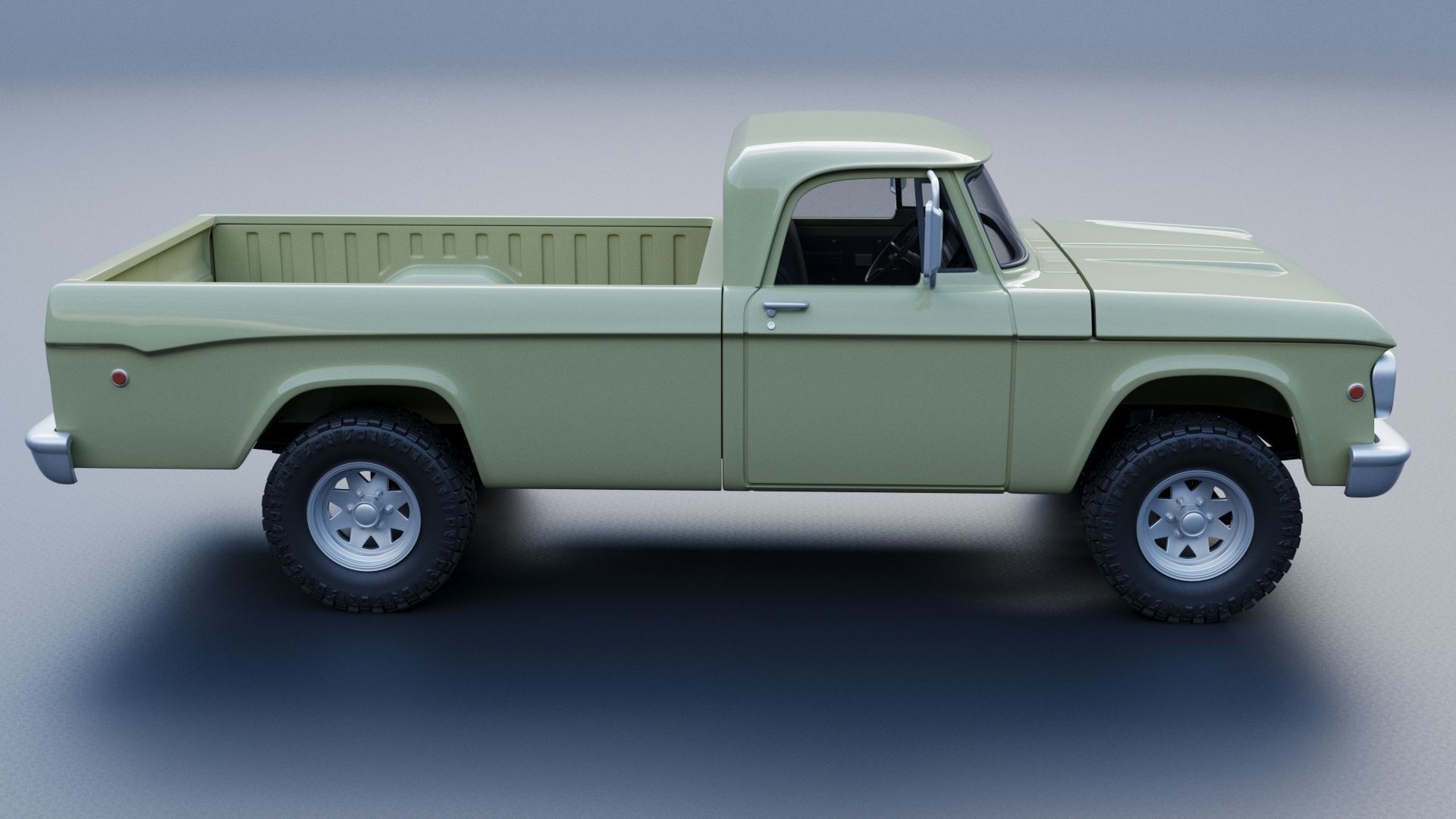 Dodge Power Wagon W100 1969 3D model 3D printable | CGTrader