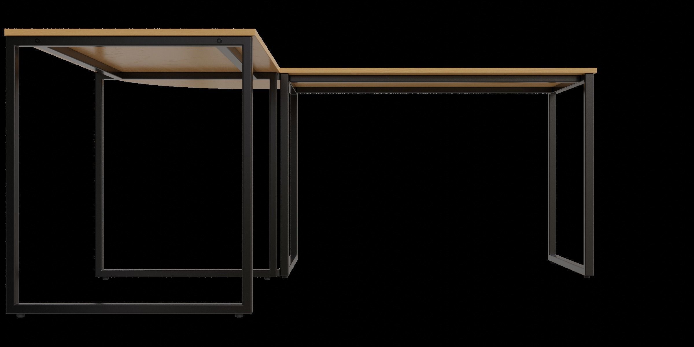 Multifunctional L Shaped Writing Desk 3D model | CGTrader