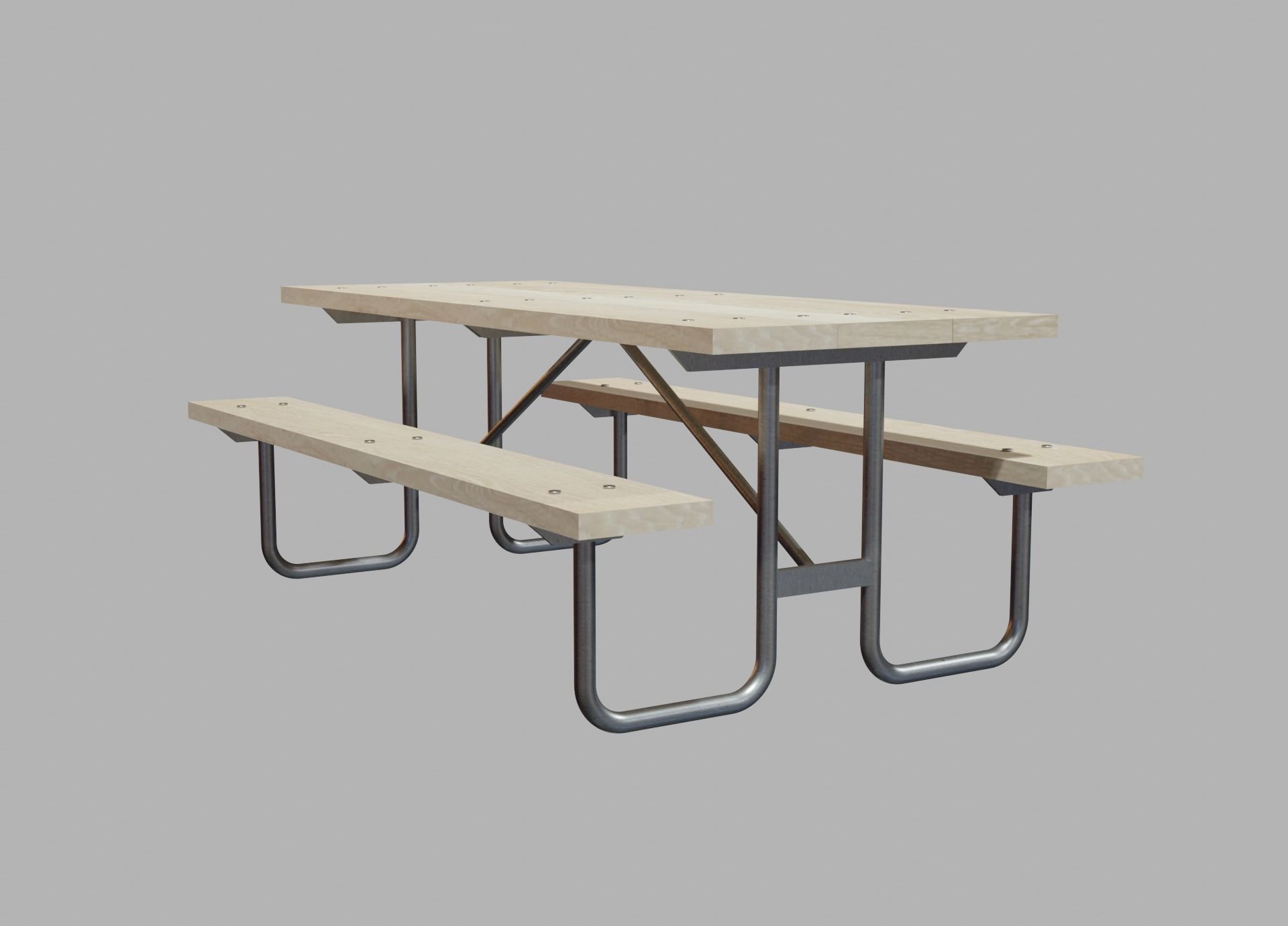 3D model Picnic Table VR / AR / low-poly | CGTrader