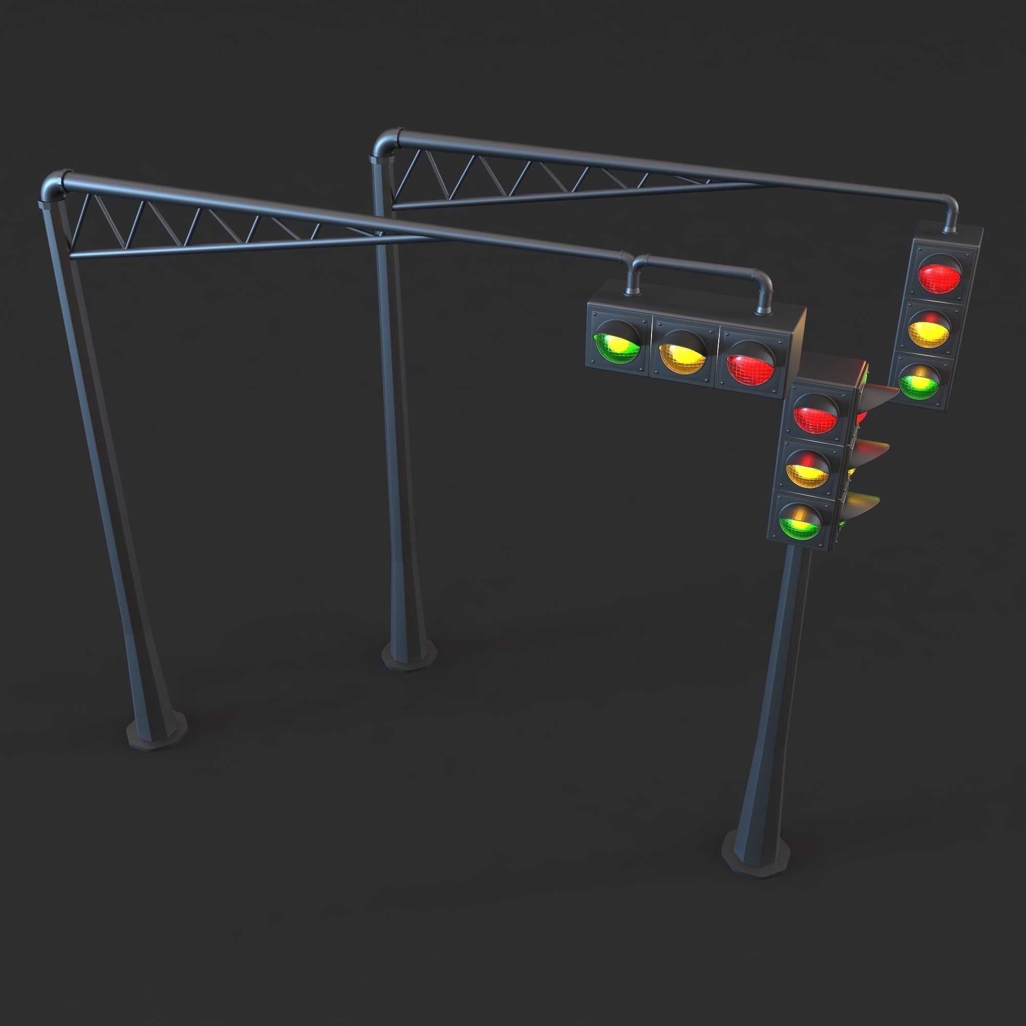 Trafic Light 3D model | CGTrader