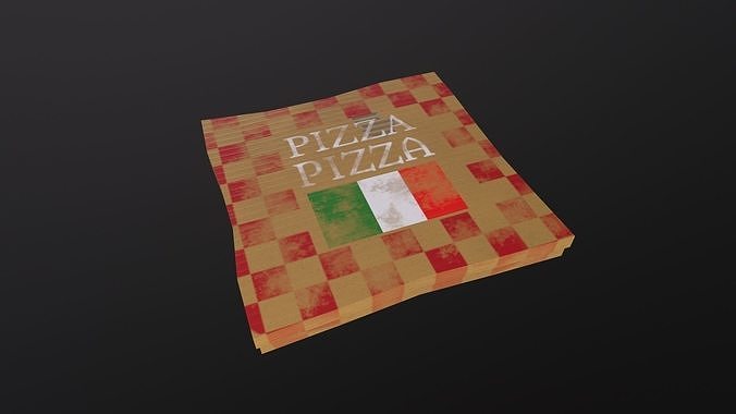 3D model Pizza Box 3D Model VR / AR / low-poly | CGTrader