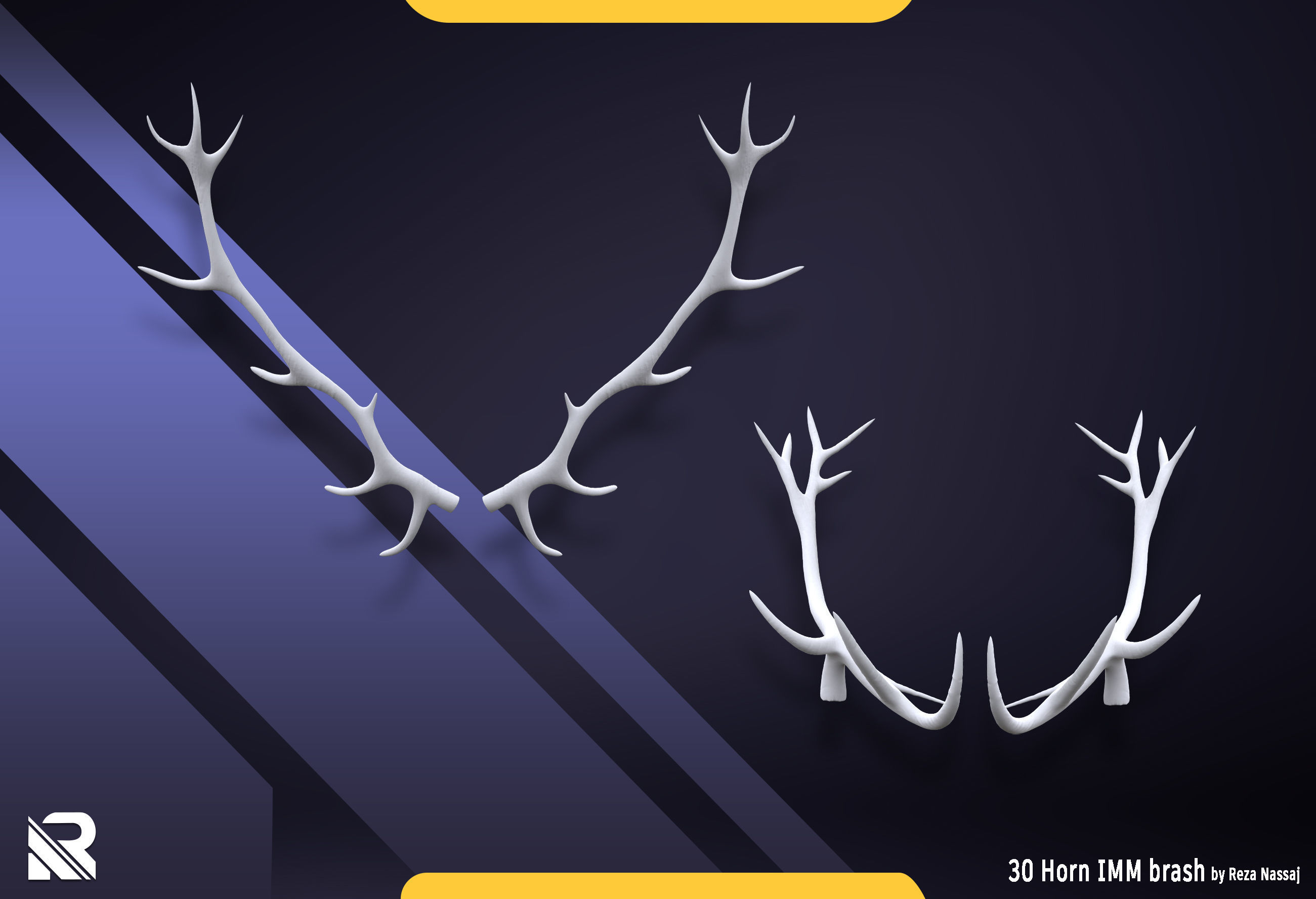 30 Horns and tusk for Humans and Animals 3D model | CGTrader