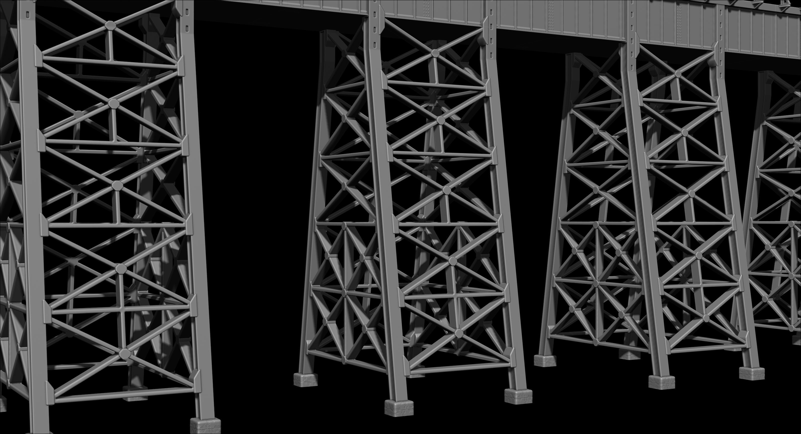 Bridge H0 scale trains Polvorilla viaduct File for 3D Printer 3D model ...