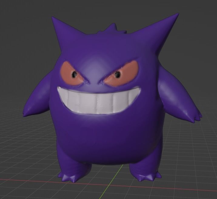 Gengar 3D model 3D printable | CGTrader