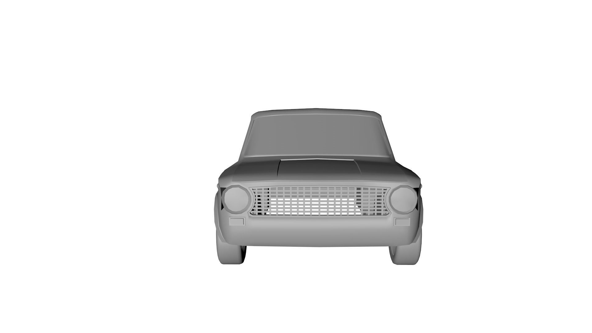 Lada Car 60s 3D model | CGTrader