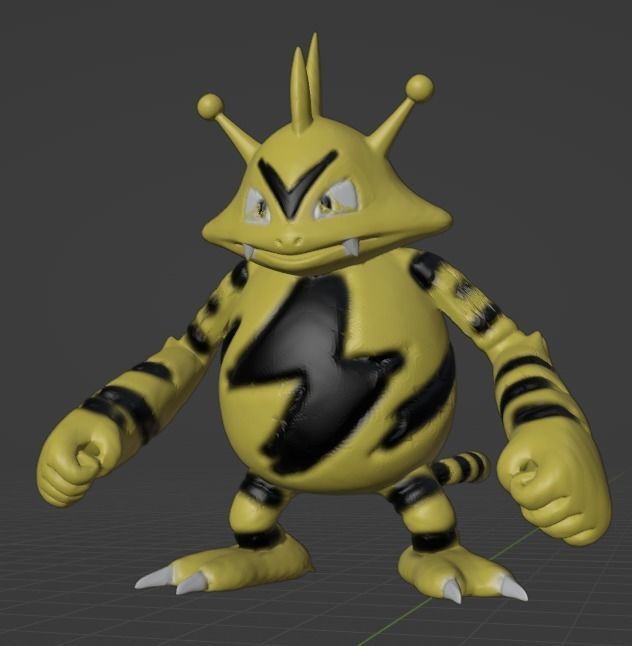 Electabuzz 3D model 3D printable | CGTrader