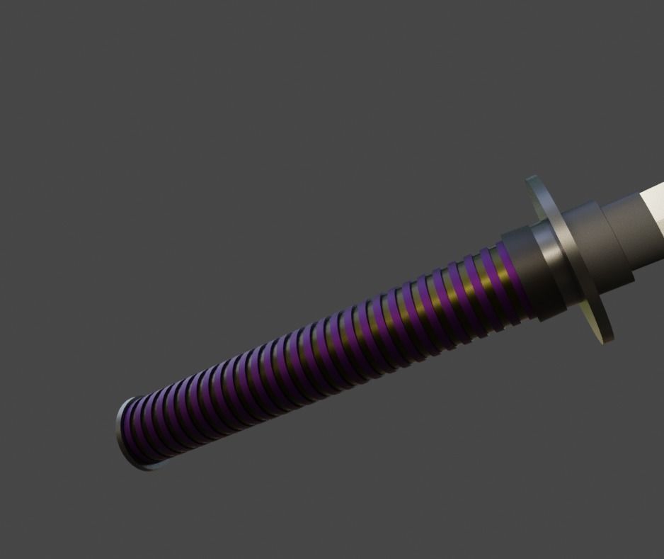 katana sword 3D model | CGTrader