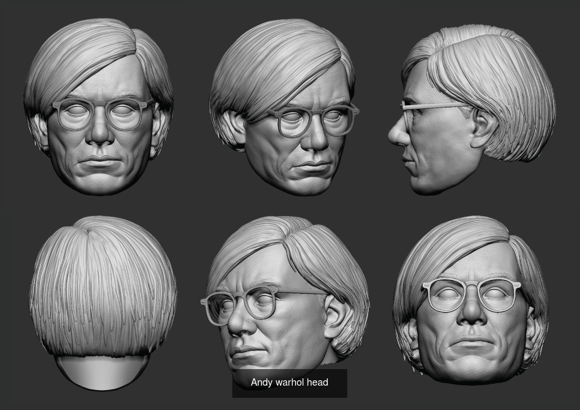 Artist heads Pack 3D Model Collection | CGTrader