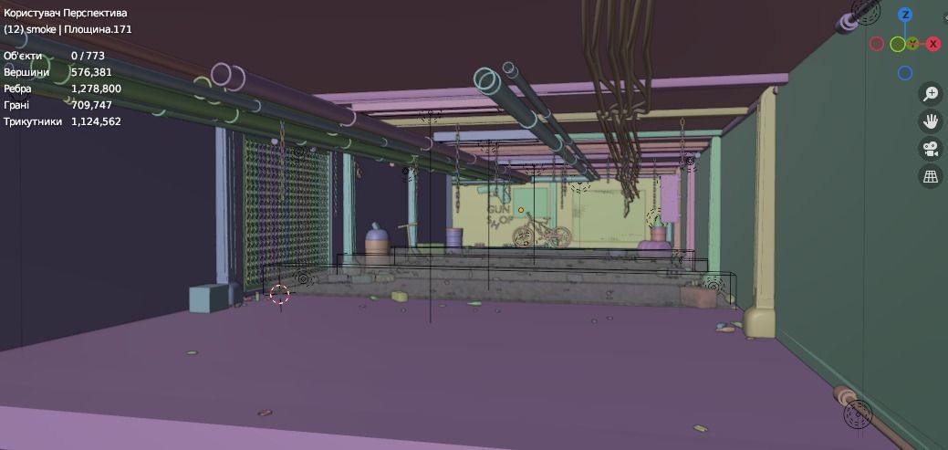 Cyberpunk corridor 3D model | CGTrader