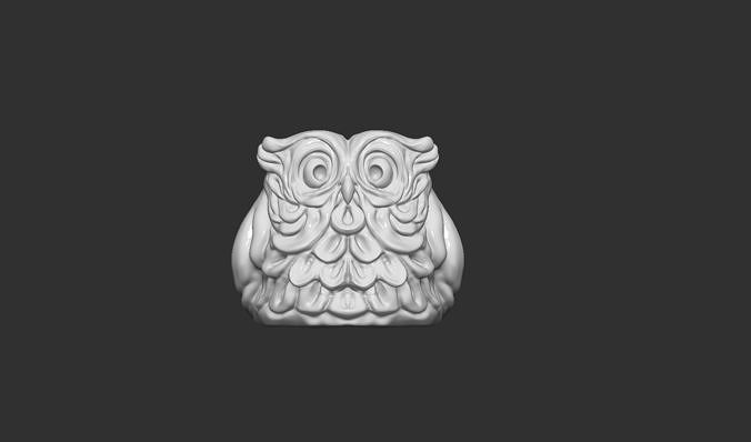 Oly the Owl pot 3D model 3D printable | CGTrader