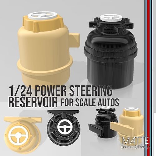 Power Steering reservoir 3D model 3D printable | CGTrader