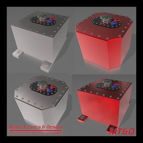 2 fuel cell for racing scale autos 3D model 3D printable | CGTrader