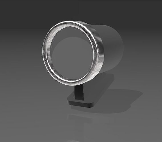 Dash manometer for scale autos in 1 24 scale 3D model 3D printable ...