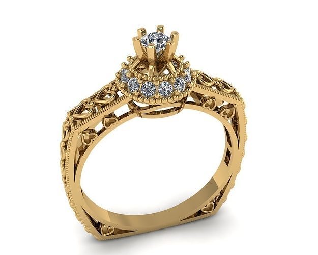 Rings 3D model 3D printable | CGTrader