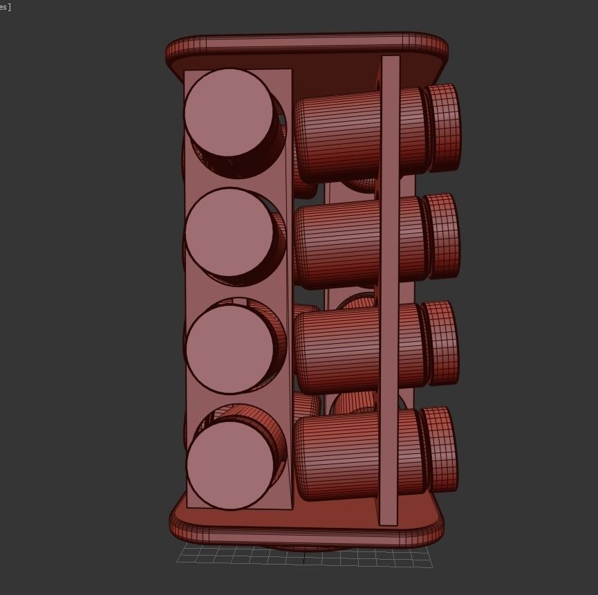 Spice rack 3D model | CGTrader