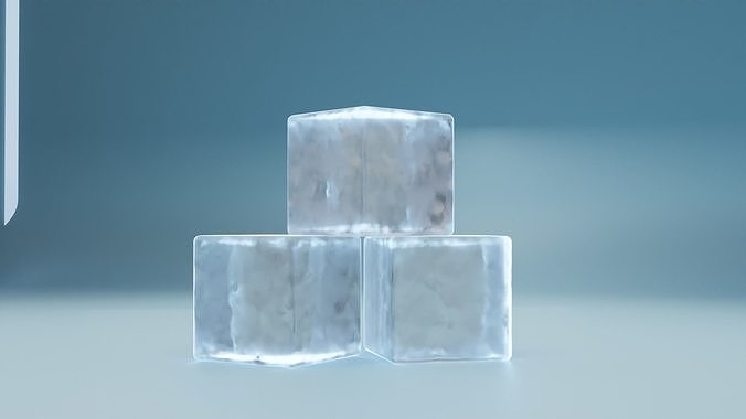 Ice Cubes 3D model | CGTrader