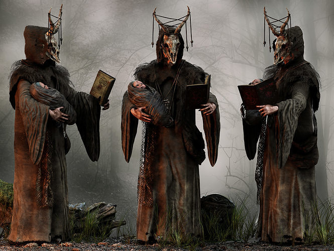 3D model Occult Shaman VR / AR / low-poly rigged | CGTrader