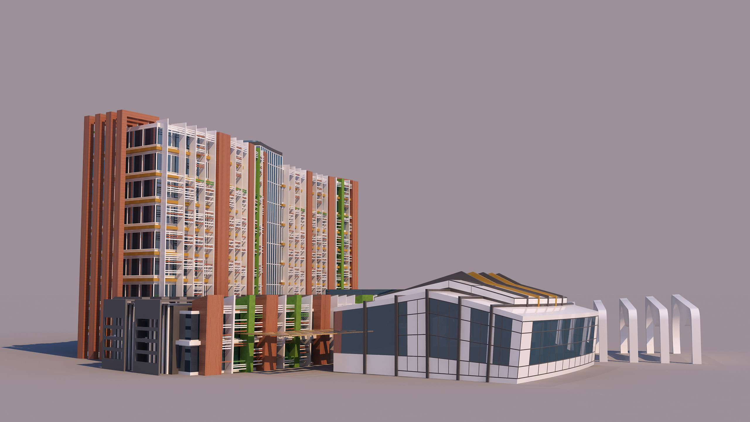 0139 - Financial Center Building 3D model | CGTrader