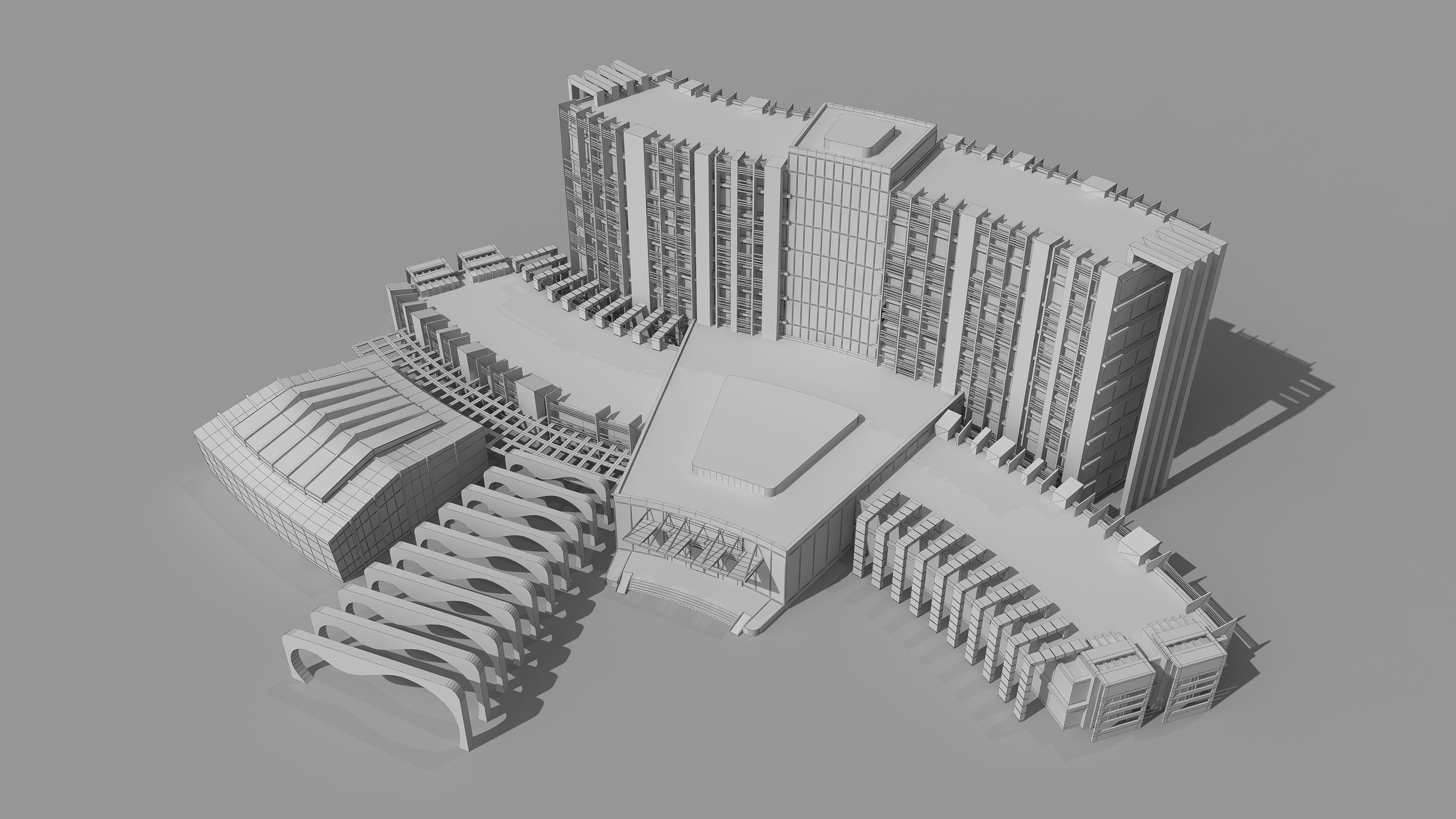 0139 - Financial Center Building 3D model | CGTrader