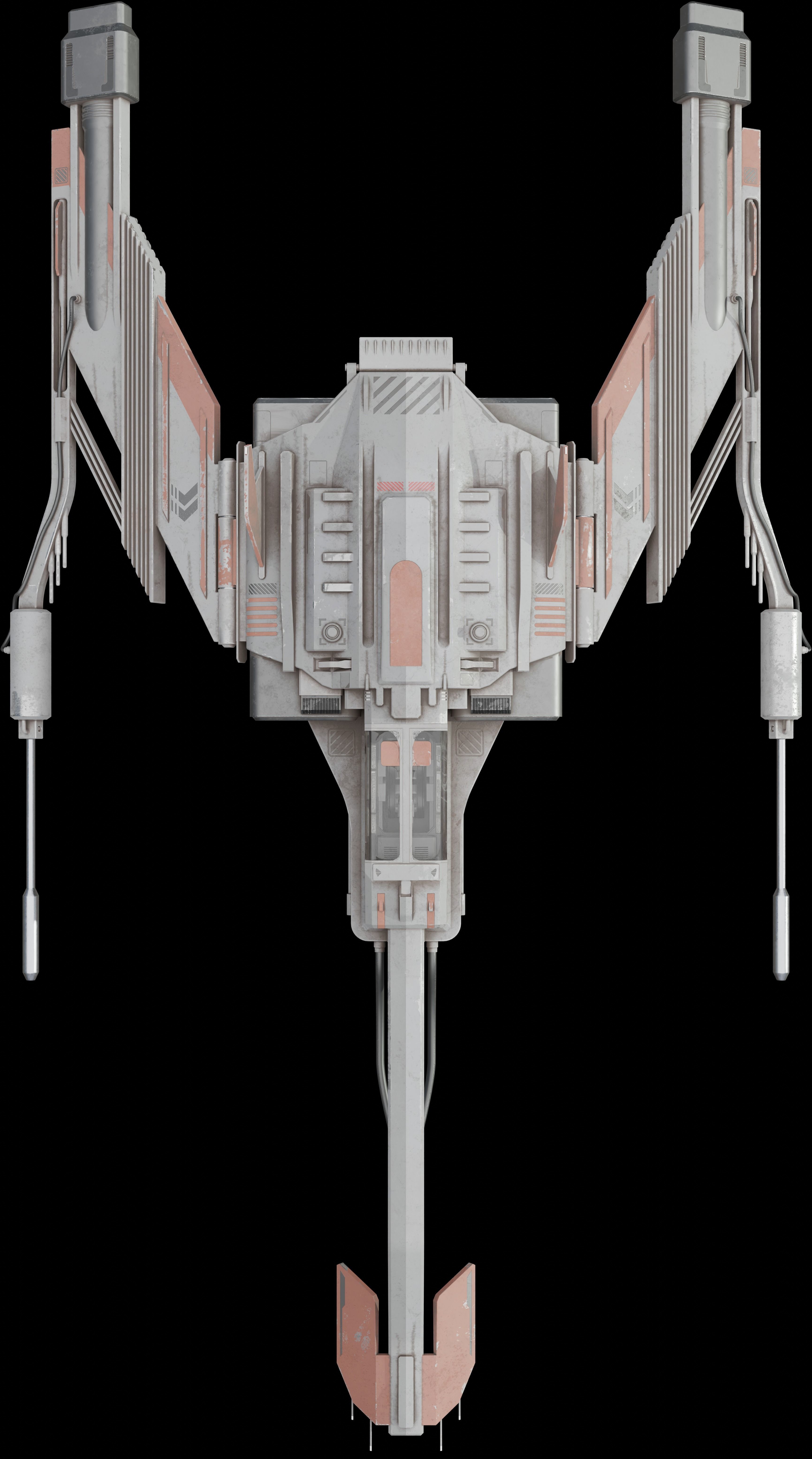 Jet Trident War Spaceship 3D model | CGTrader