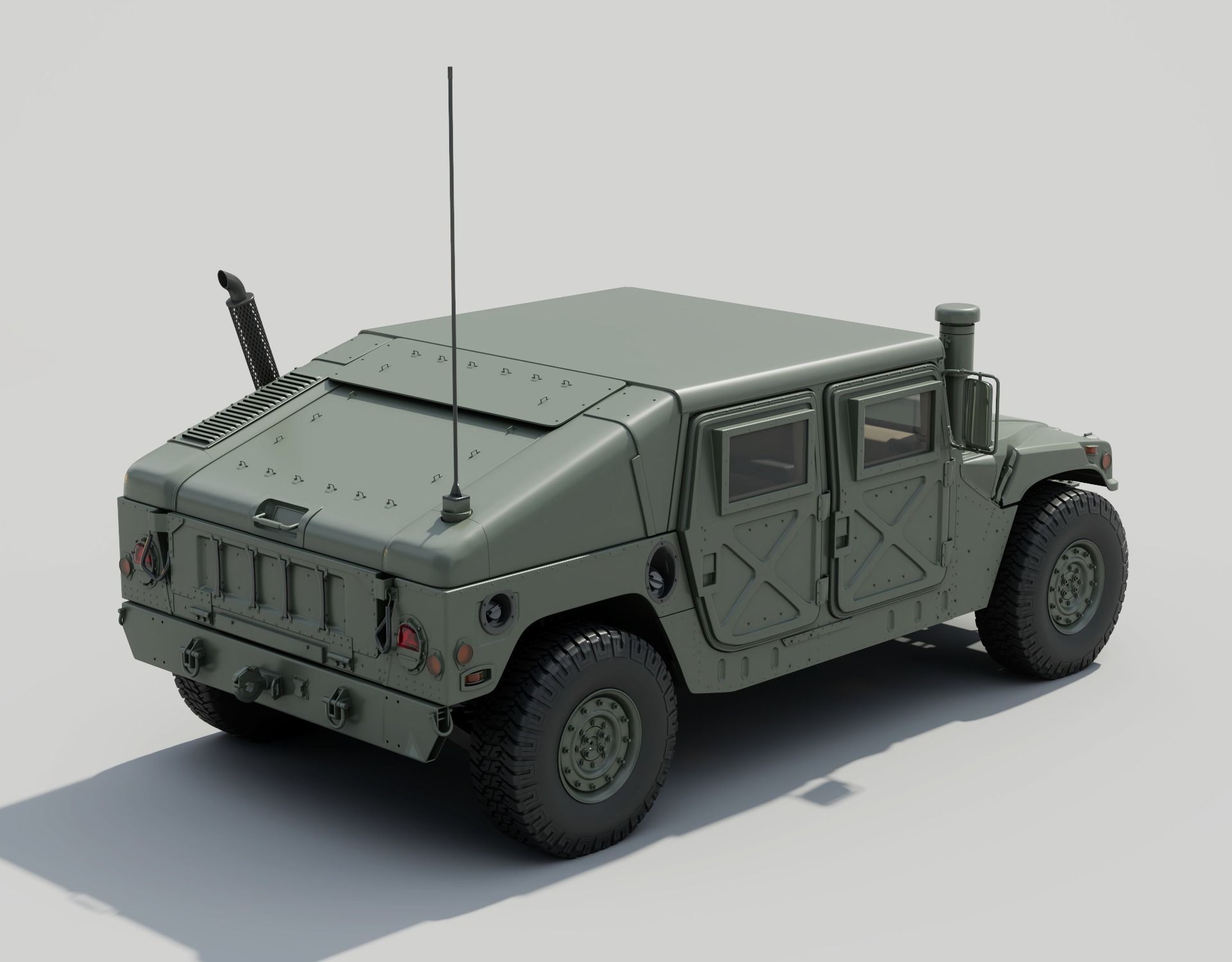 Humvee military vehicle full details 3D model | CGTrader