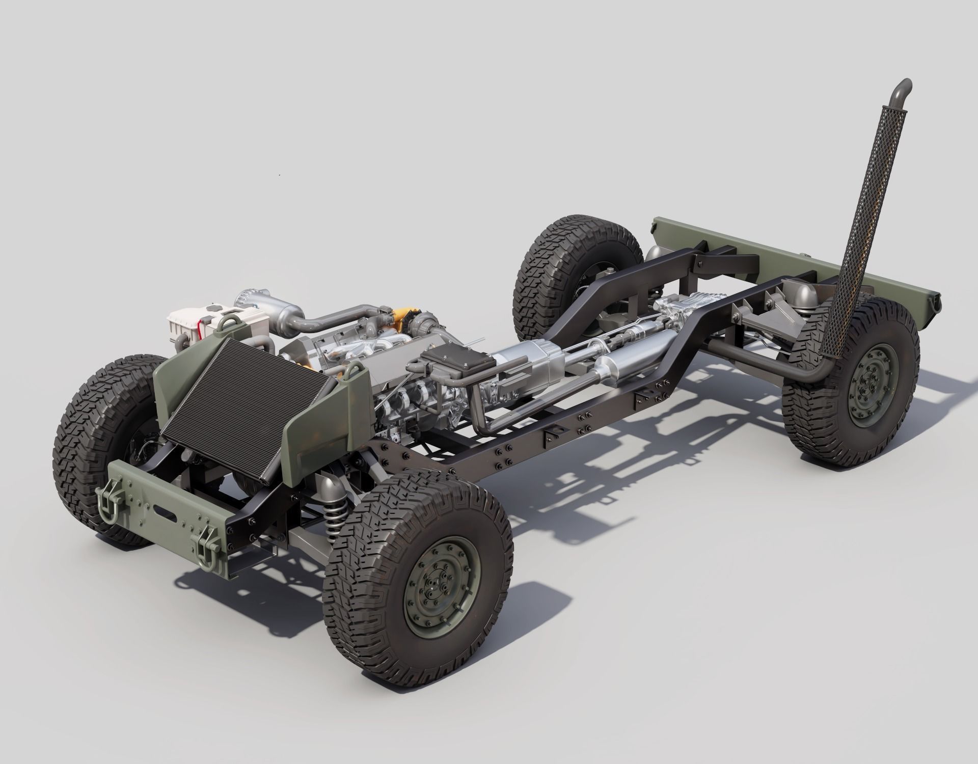 Humvee military vehicle full details 3D model | CGTrader