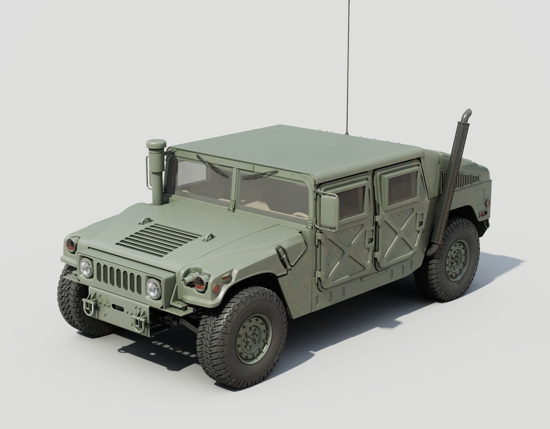 Humvee military vehicle full details 3D model | CGTrader