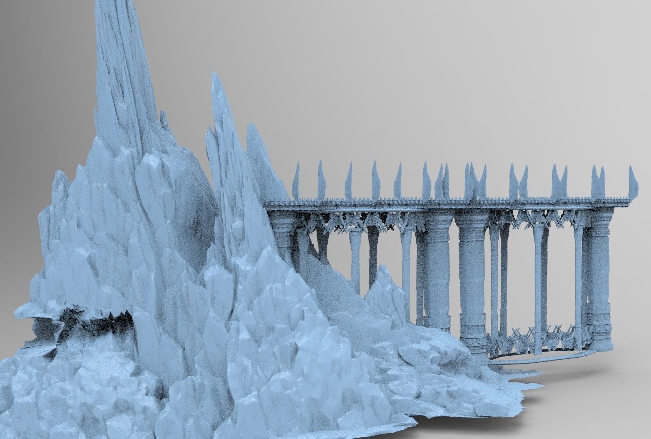 Persian Fort Ruin 1 3D model | CGTrader